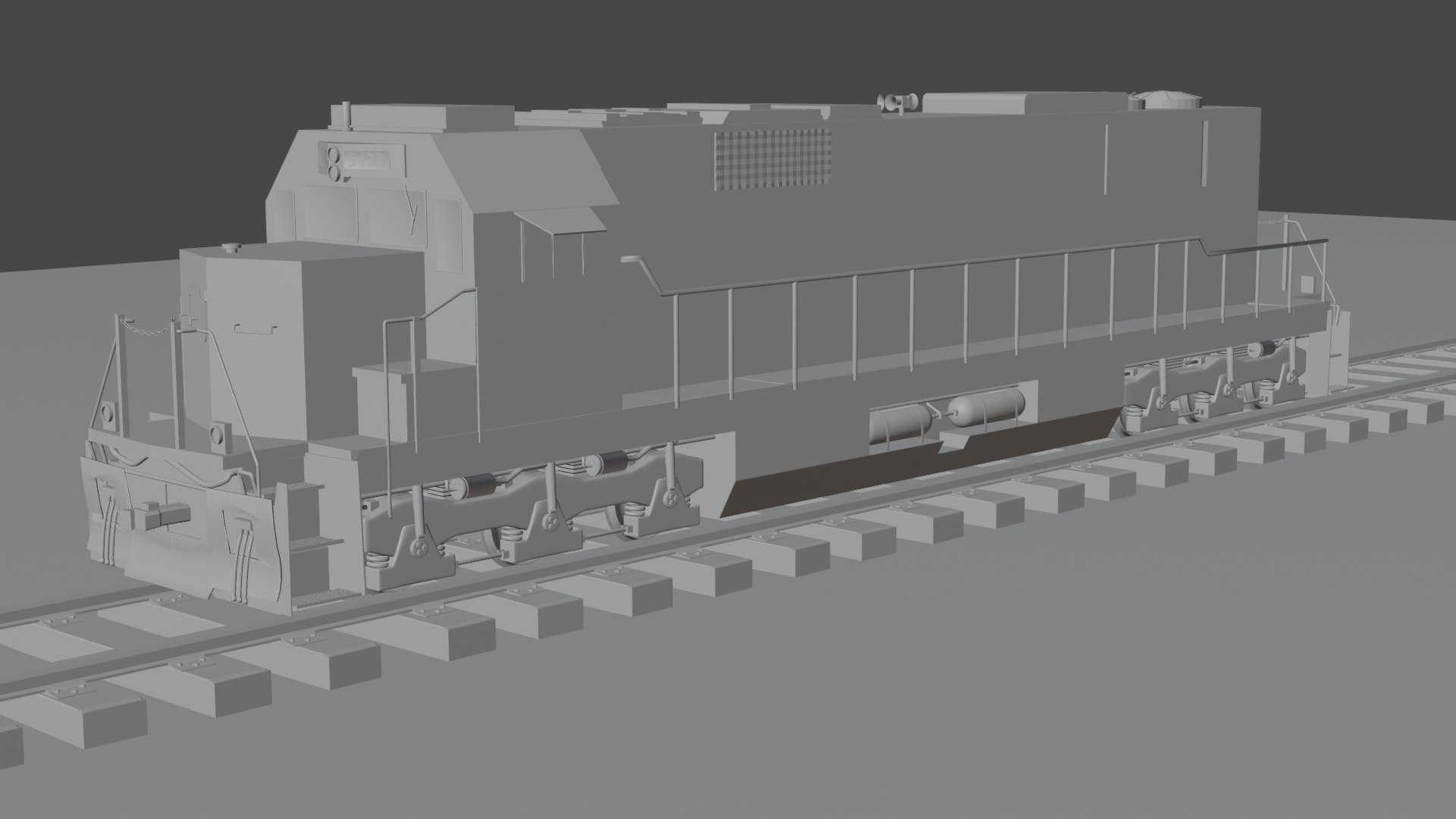 3D Locomotive Train Engine CN SD60 Model - TurboSquid 2168651