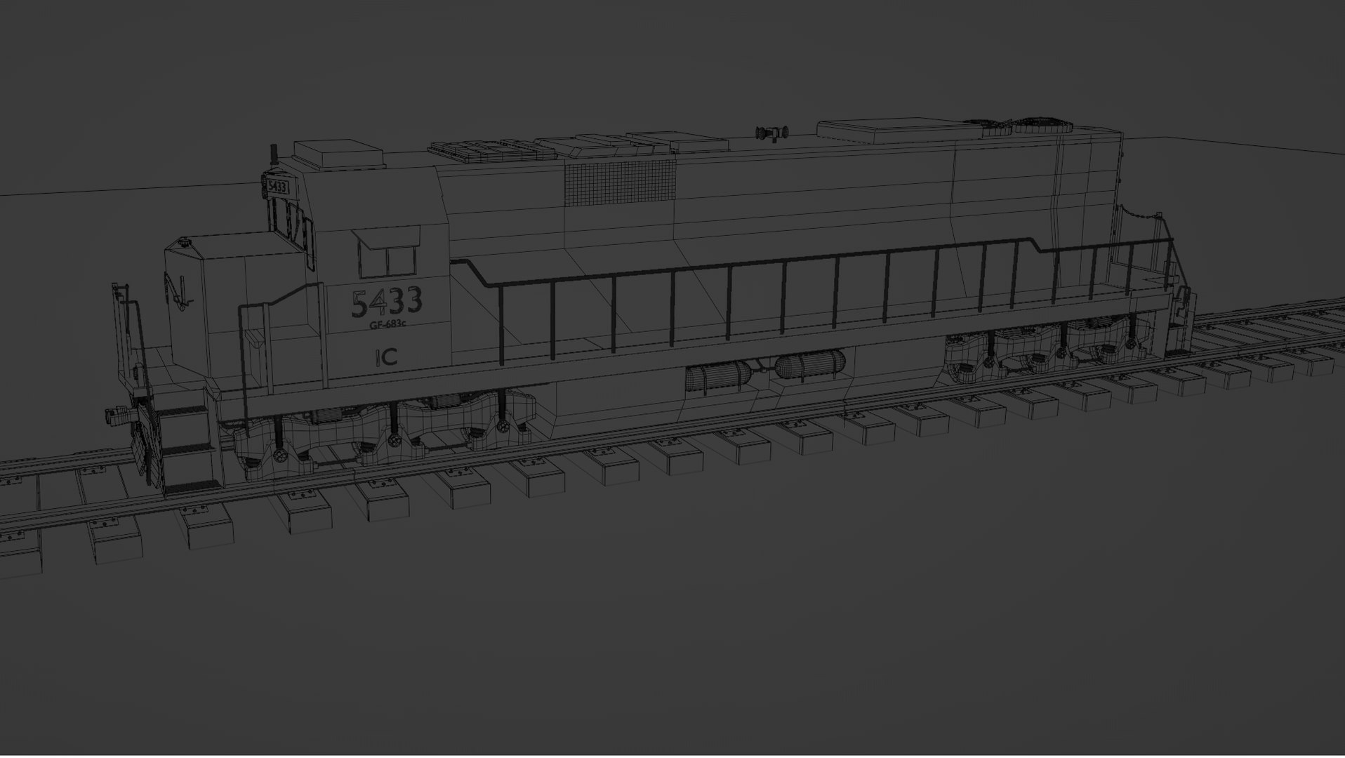 3D Locomotive Train Engine CN SD60 Model - TurboSquid 2168651