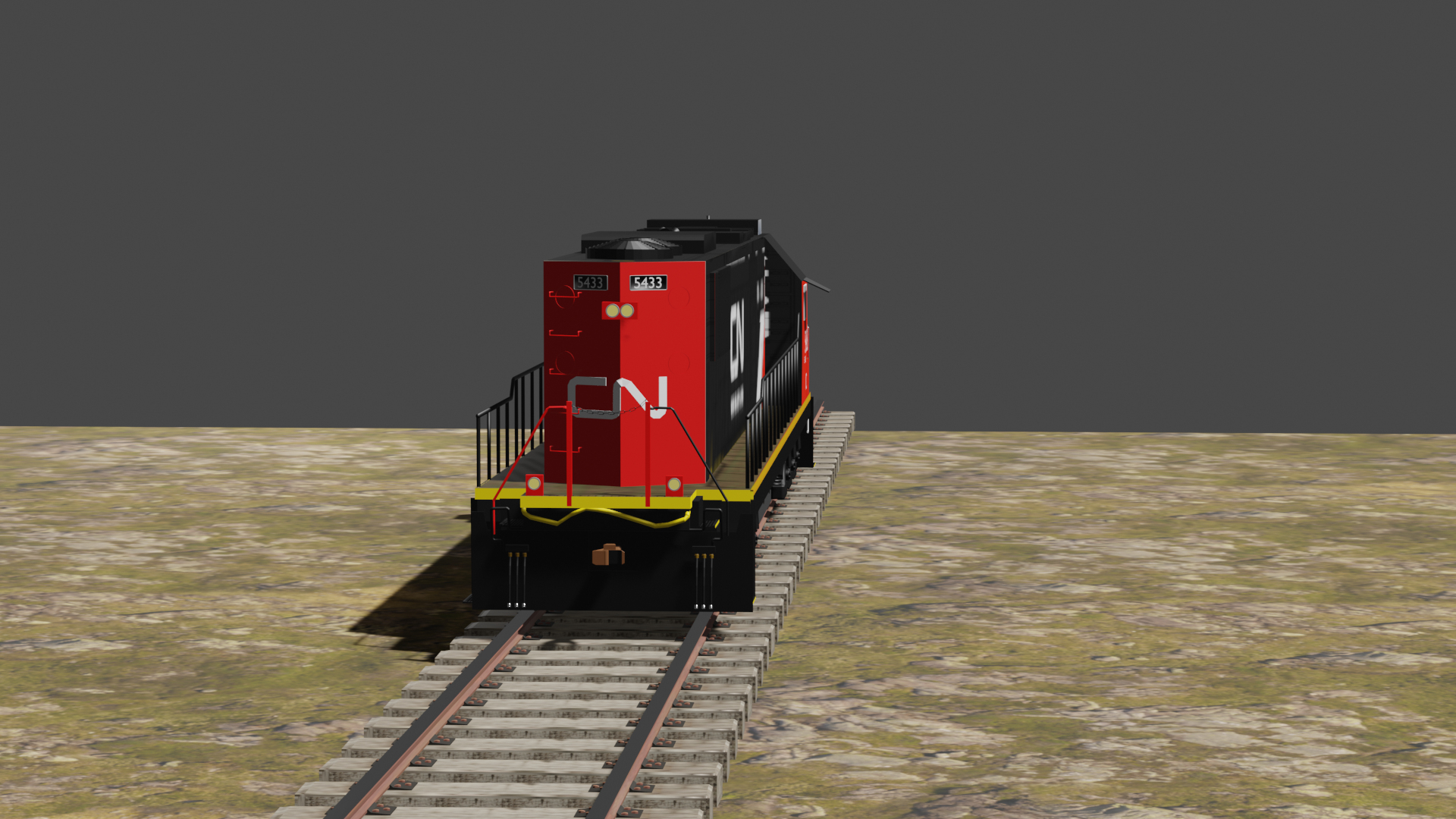 3D Locomotive Train Engine CN SD60 Model - TurboSquid 2168651