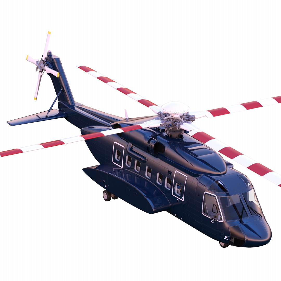 sikorsky s-92 3d model