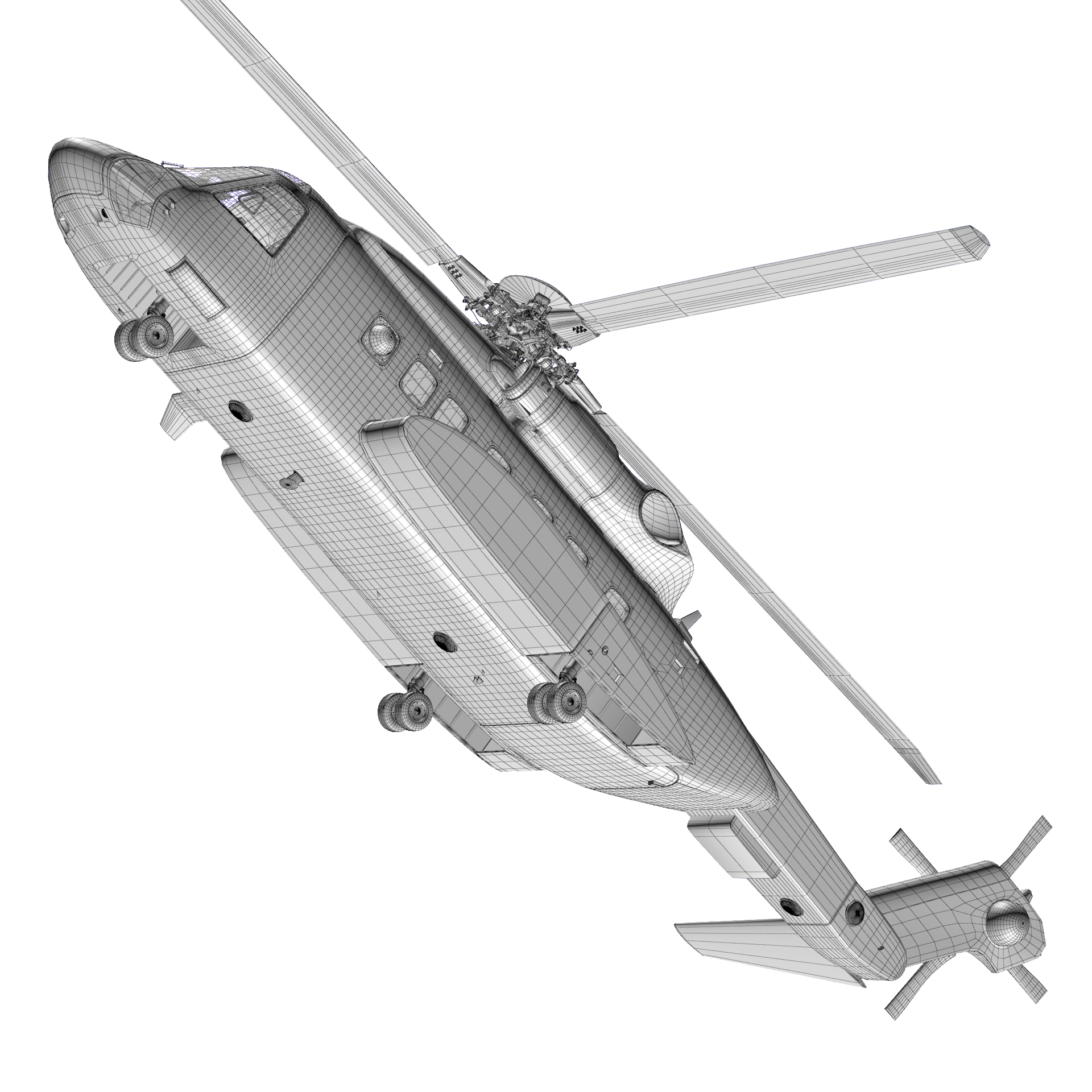 sikorsky s-92 3d model