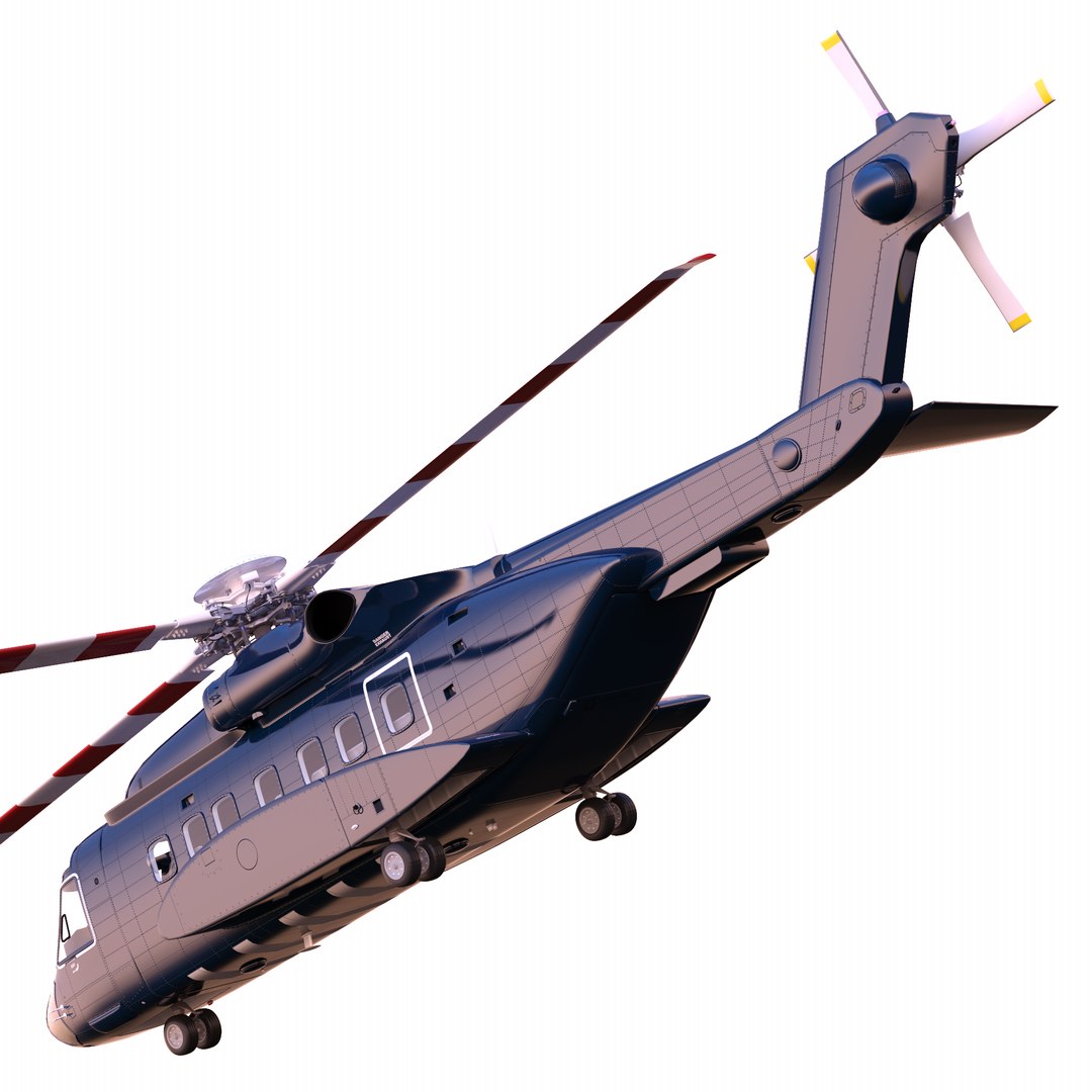 Sikorsky S-92 3d Model