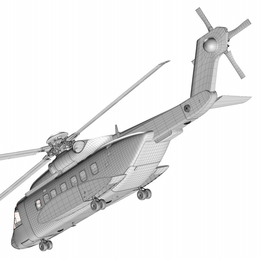 sikorsky s-92 3d model