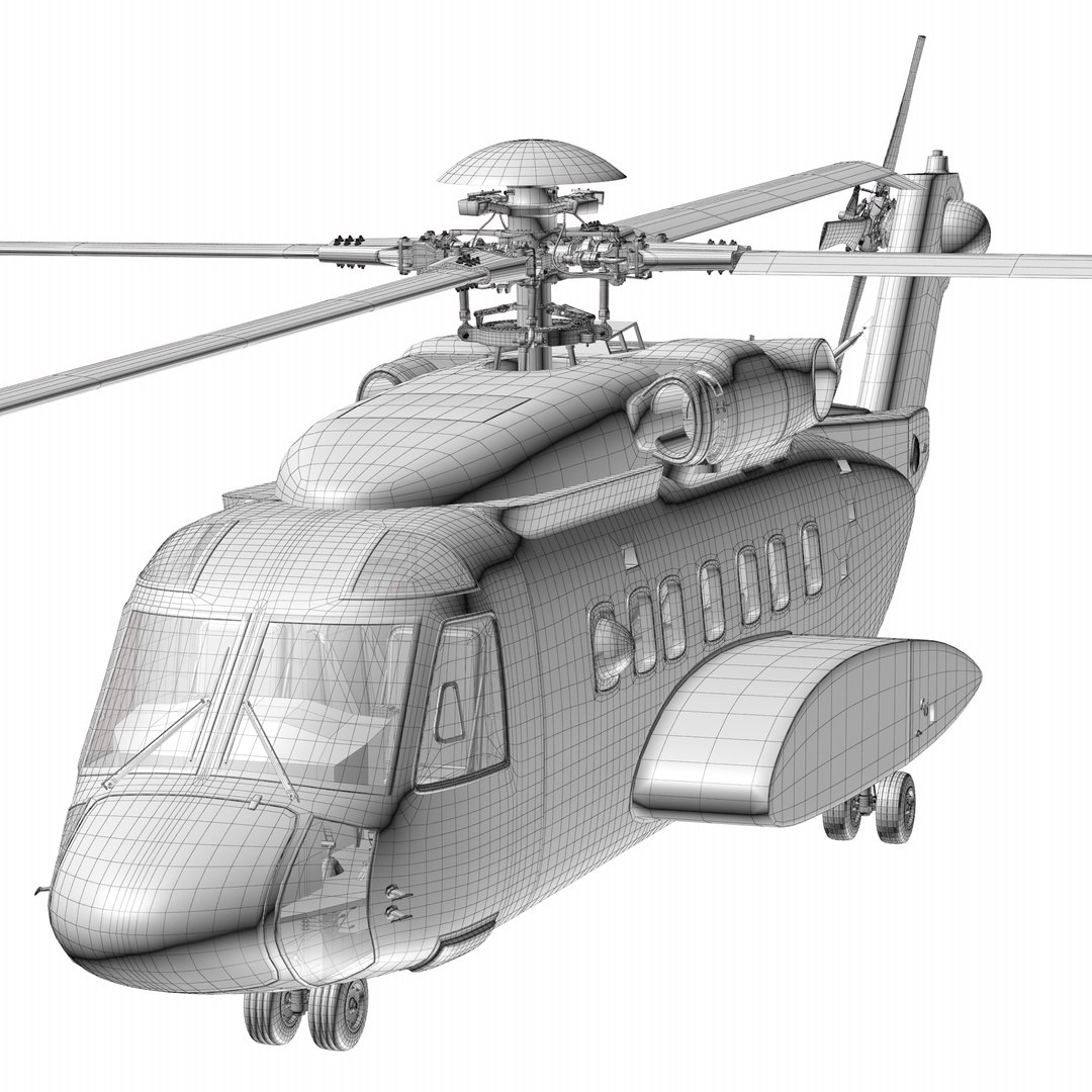 Sikorsky S-92 3d Model