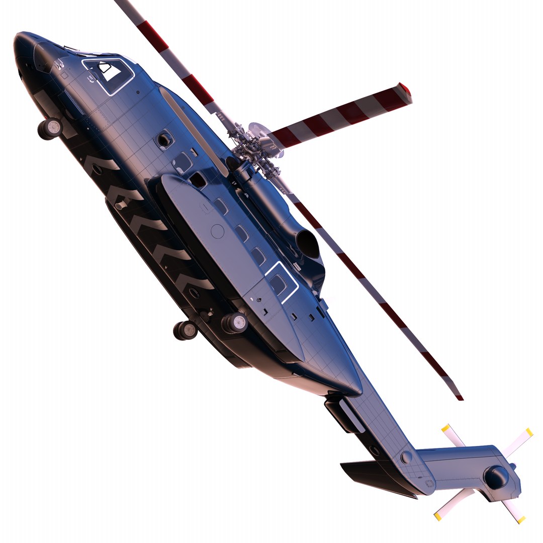 Sikorsky S-92 3d Model