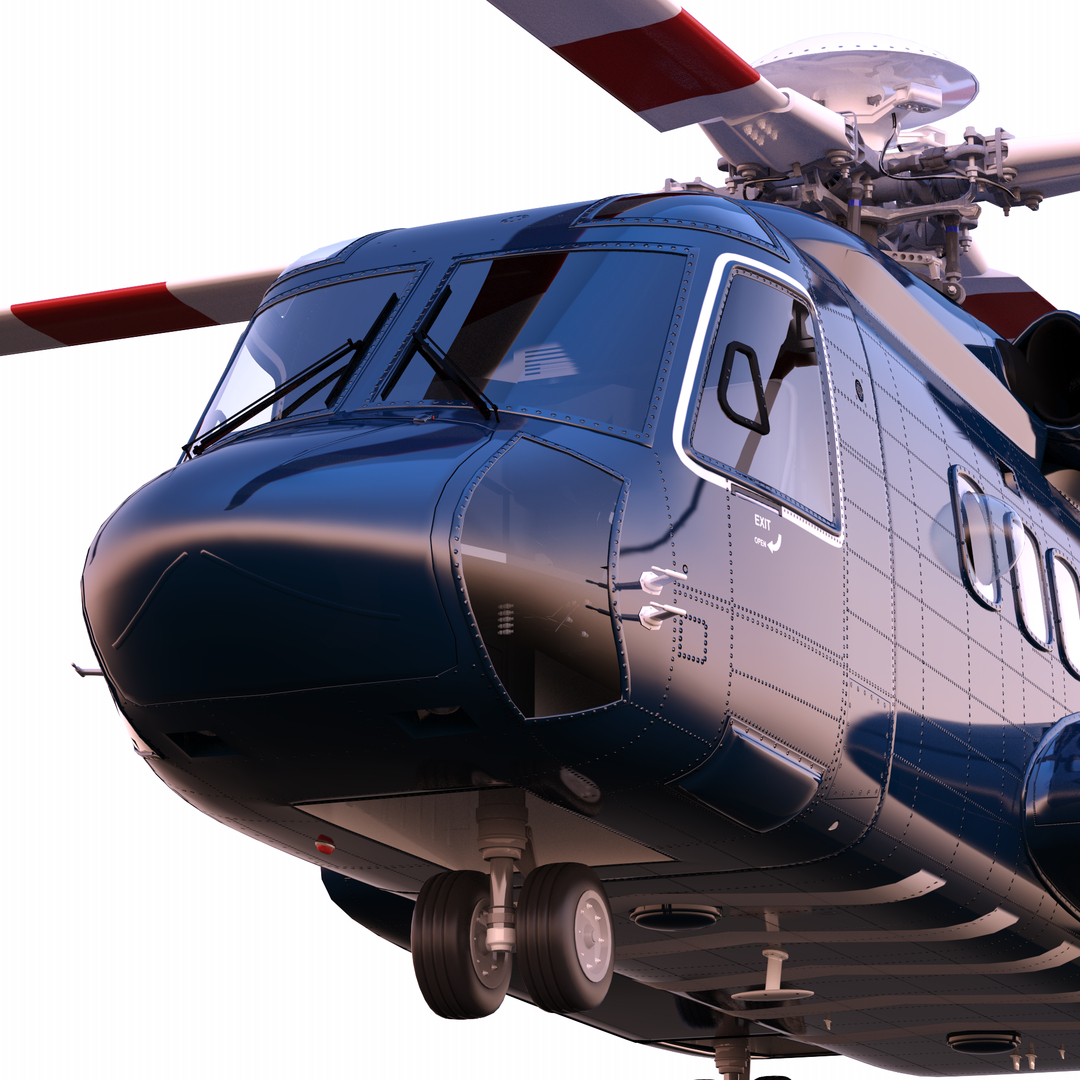 sikorsky s-92 3d model