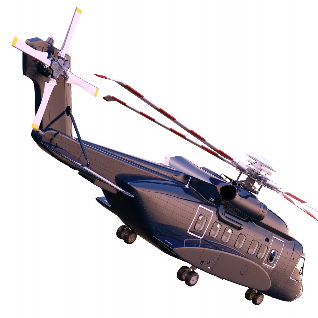 Sikorsky S-92 3d Model