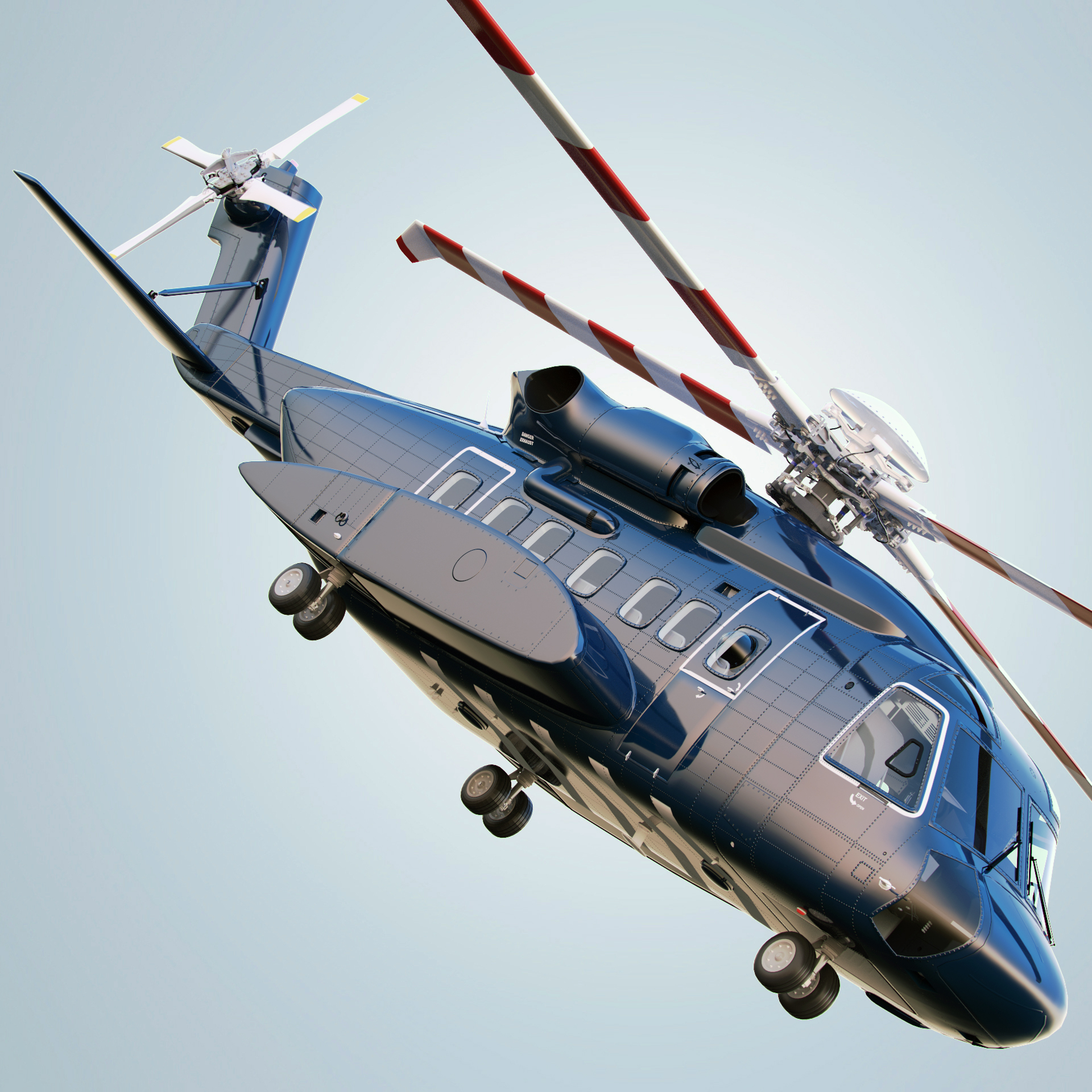 sikorsky s-92 3d model
