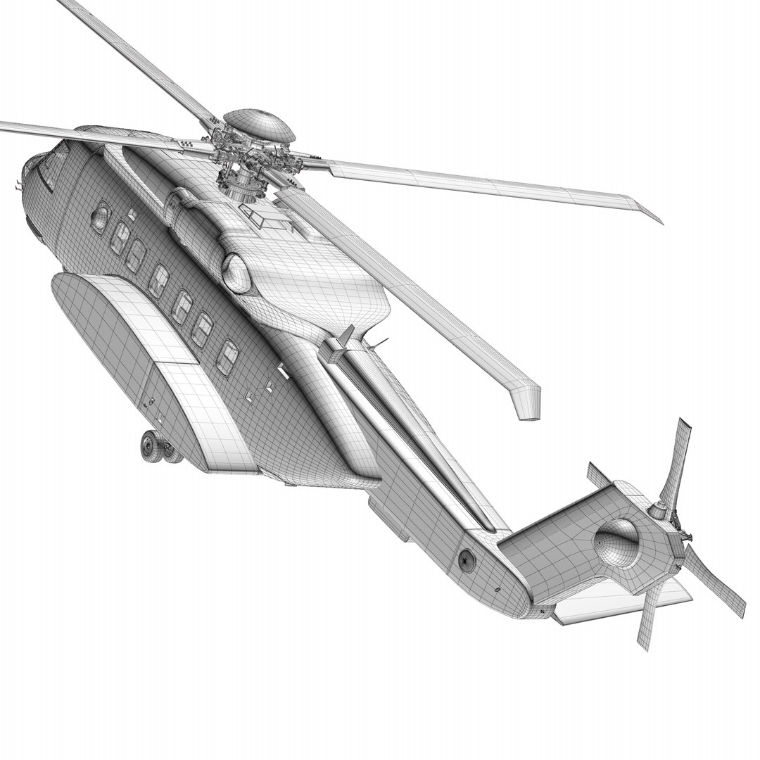 sikorsky s-92 3d model