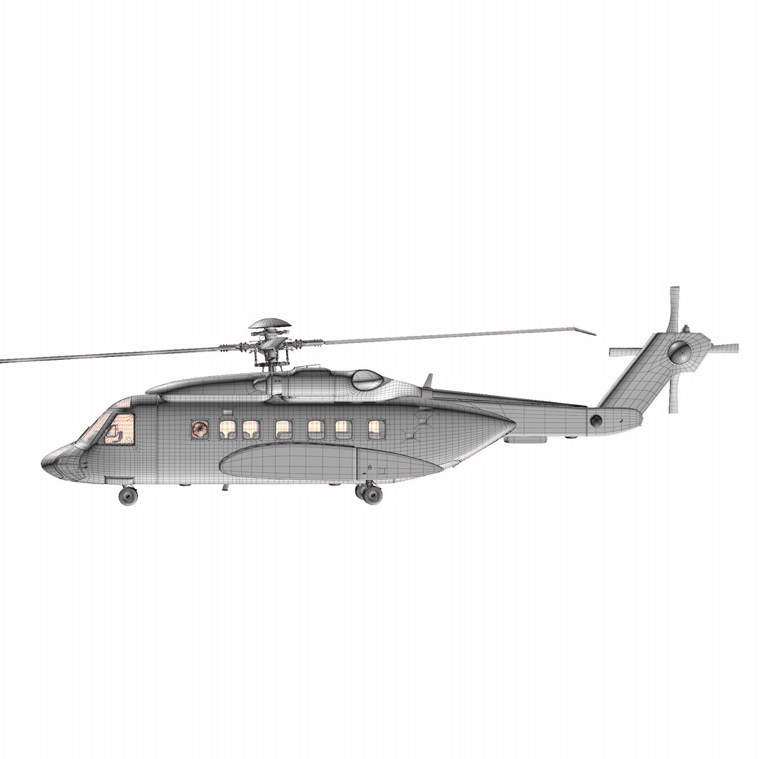 Sikorsky S-92 3d Model