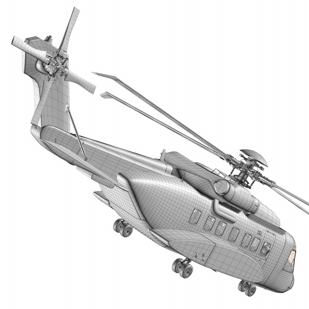 Sikorsky S-92 3d Model