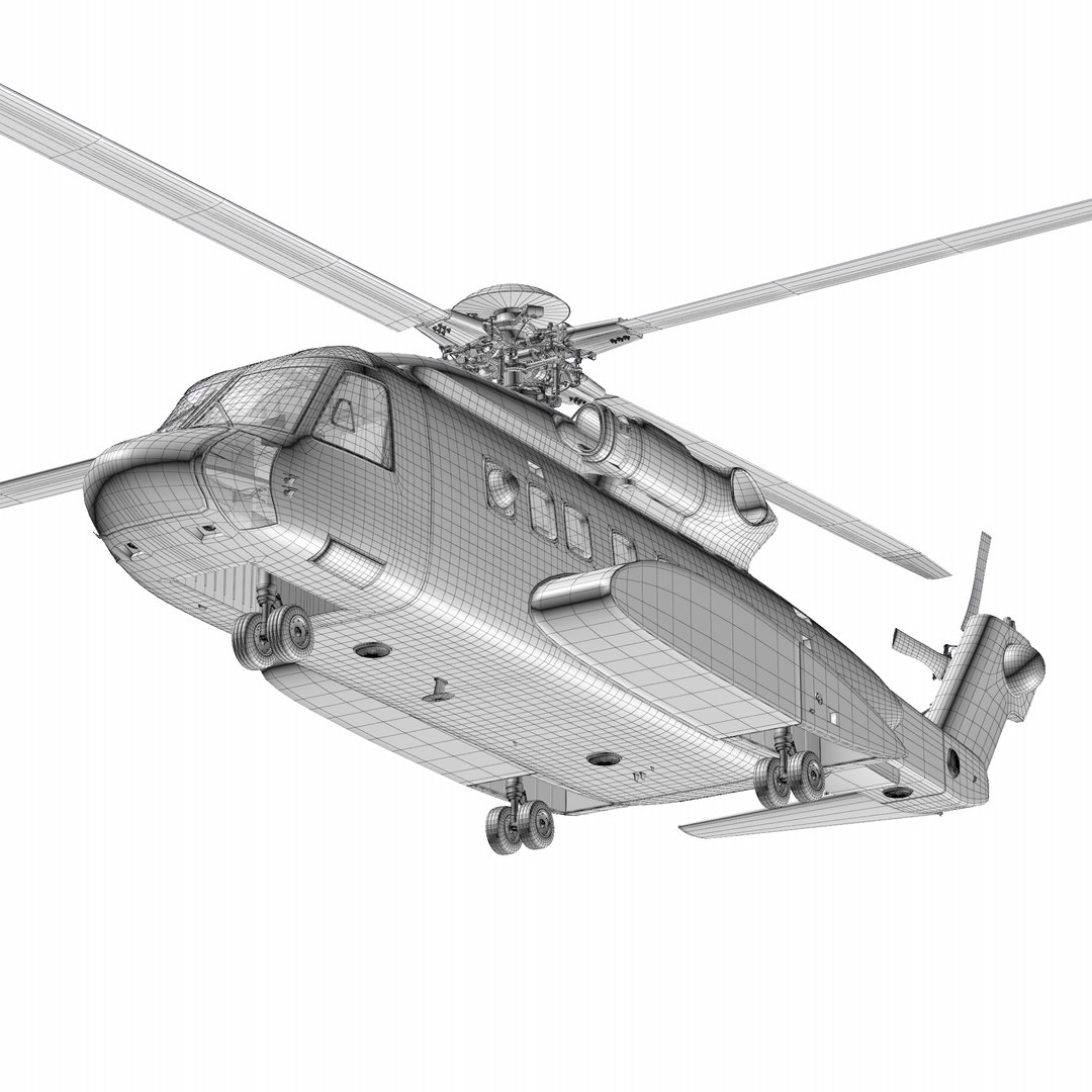 Sikorsky S-92 3d Model