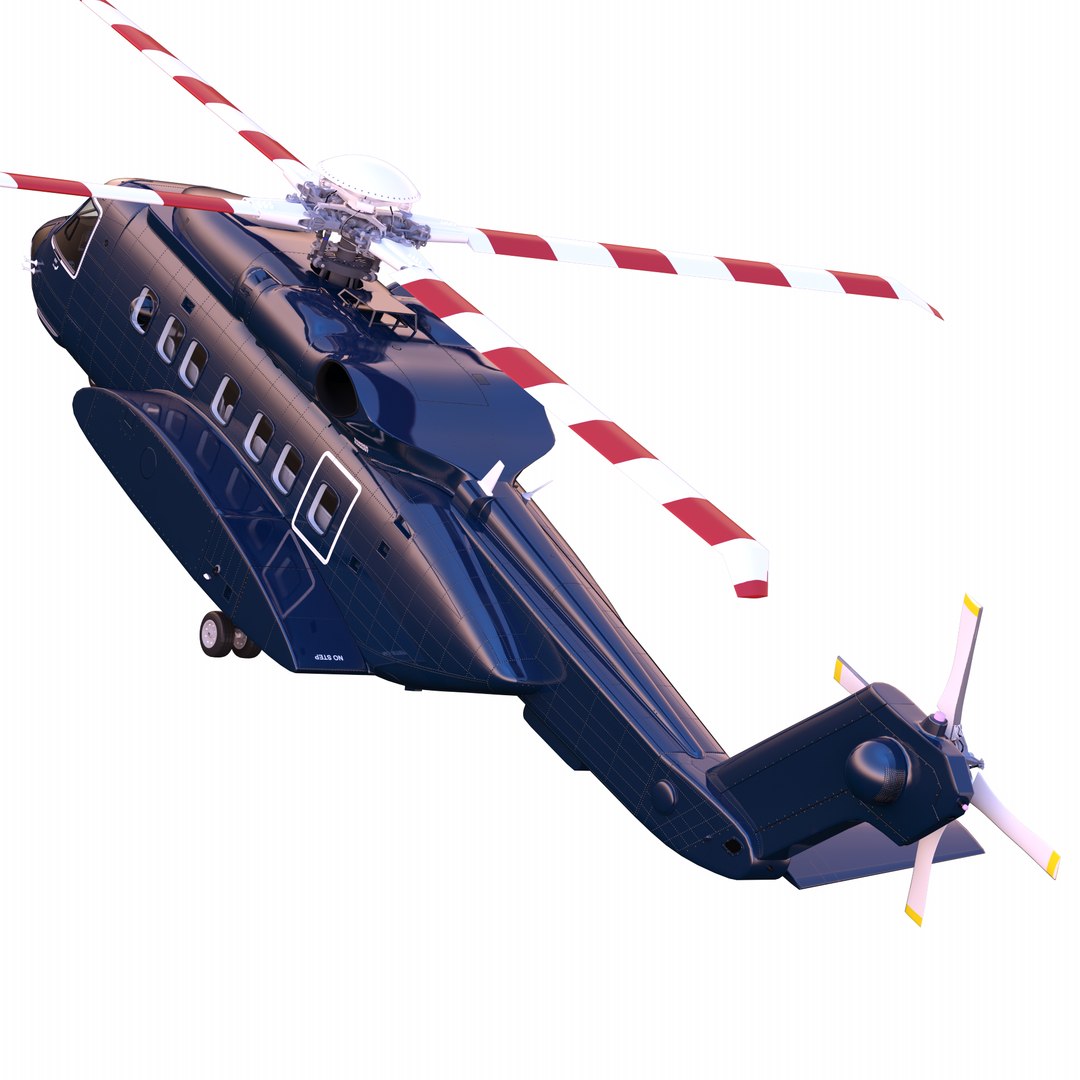 Sikorsky S-92 3d Model