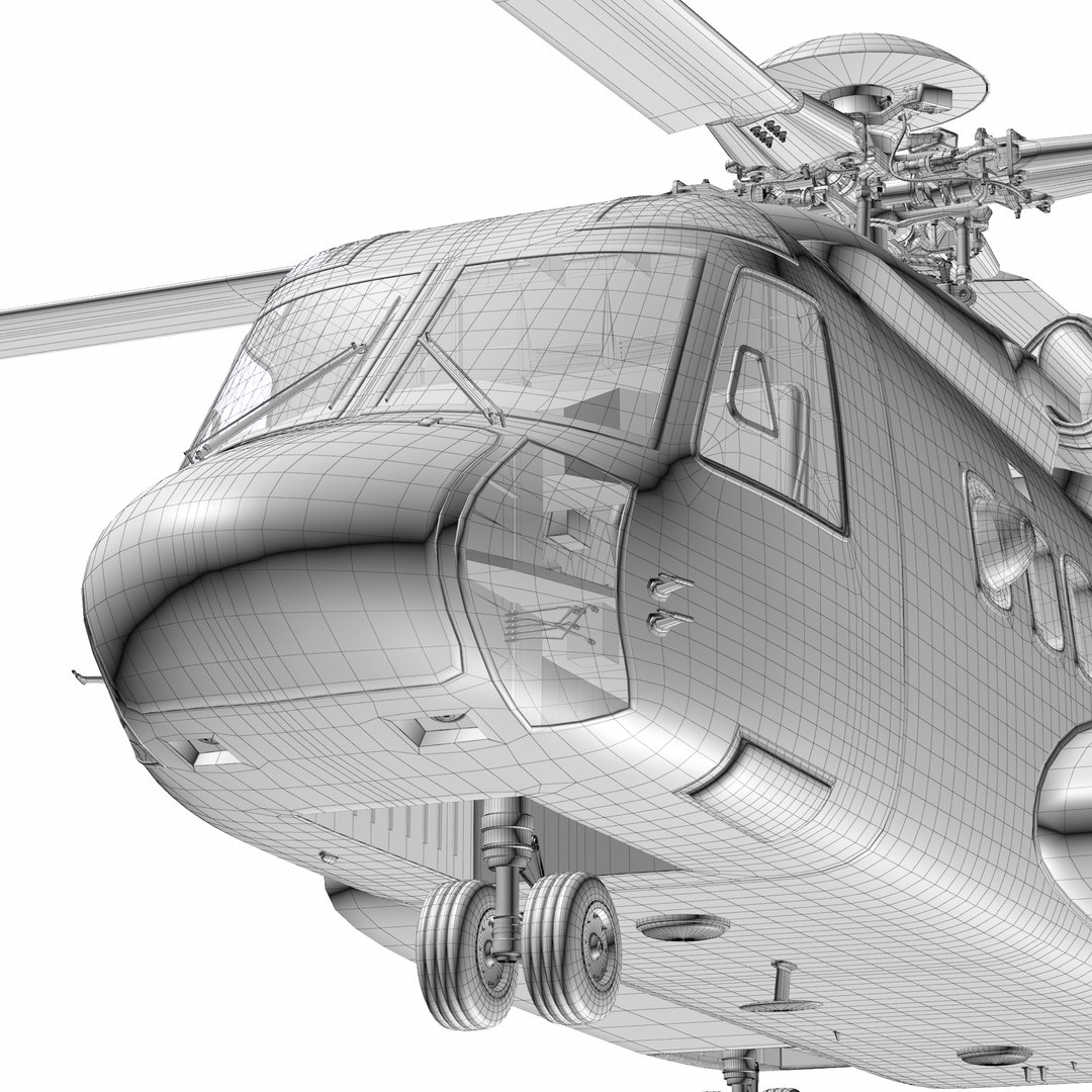 Sikorsky S-92 3d Model