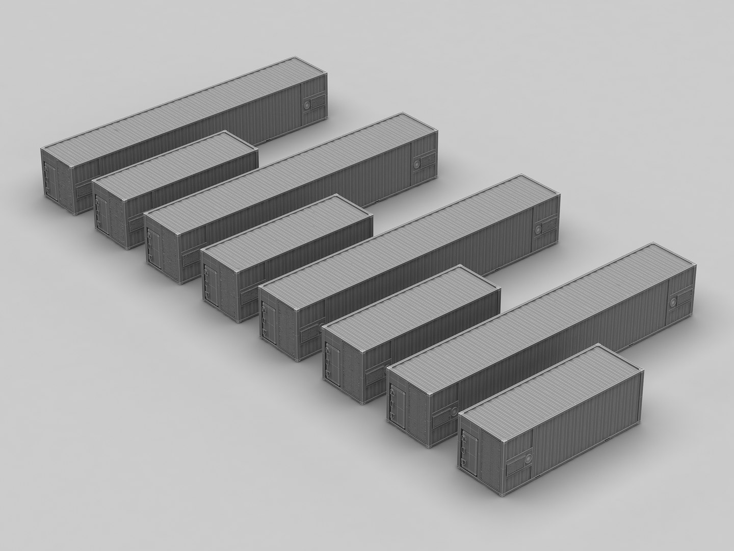 3D Ventilated Container Model - TurboSquid 2189946