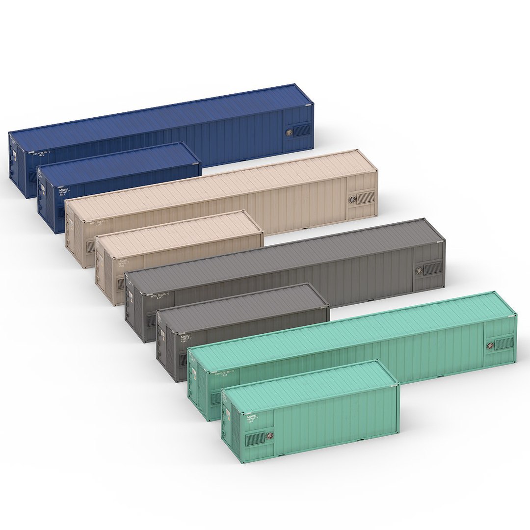 3D Ventilated Container Model - TurboSquid 2189946