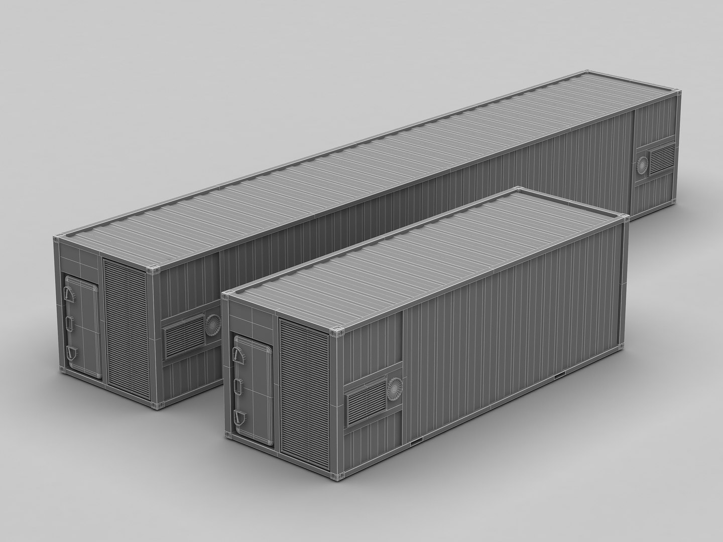 3D Ventilated Container Model - TurboSquid 2189946