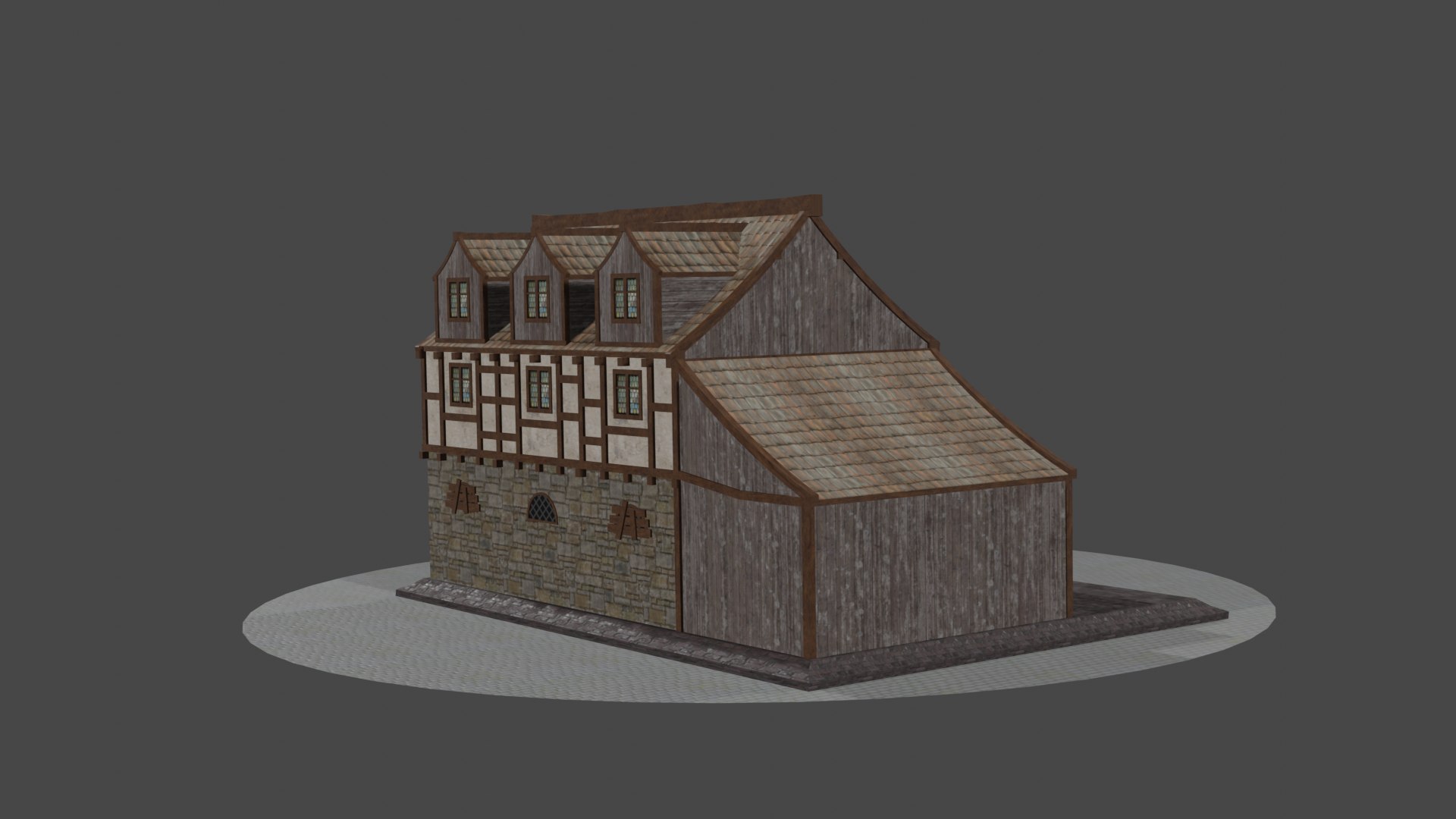 Medieval House Model1 3D Model - TurboSquid 2173868