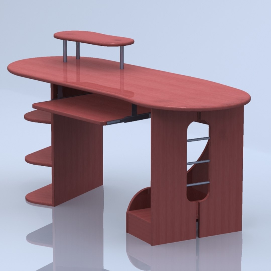3d Computer Desk