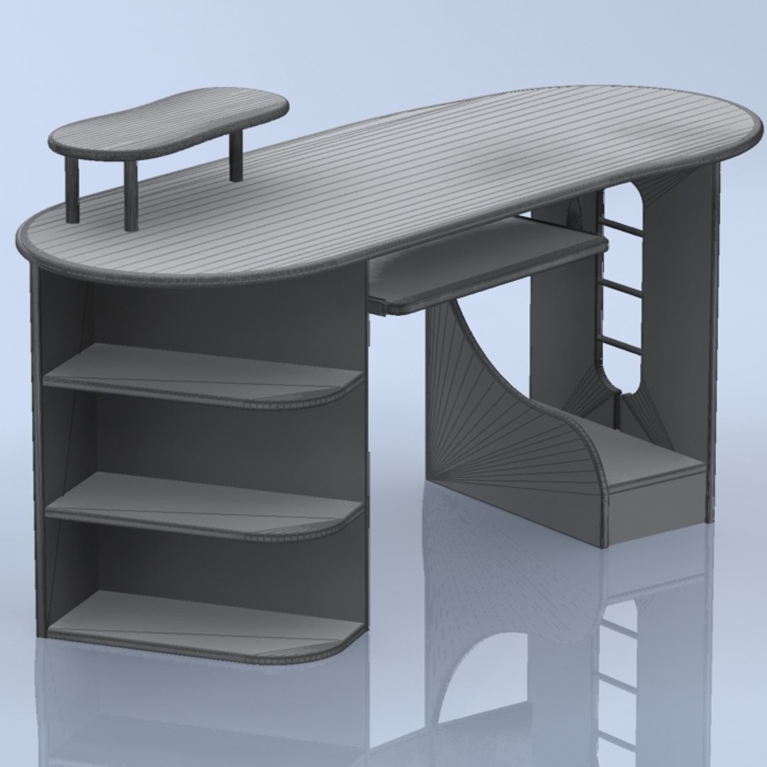 3d Computer Desk