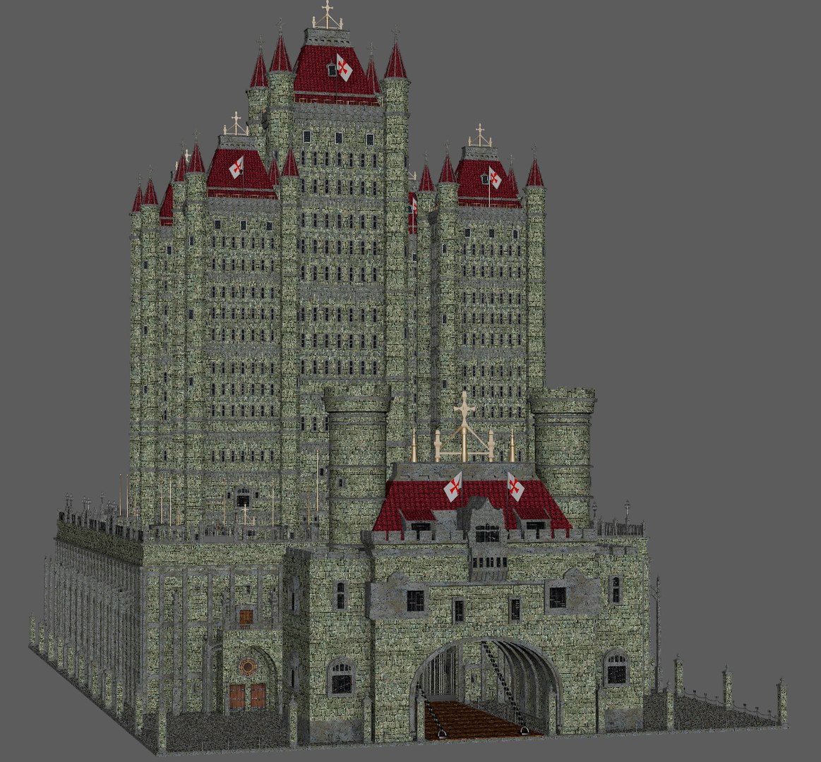 Castle Fantasy Tower 3D Model - TurboSquid 1285852