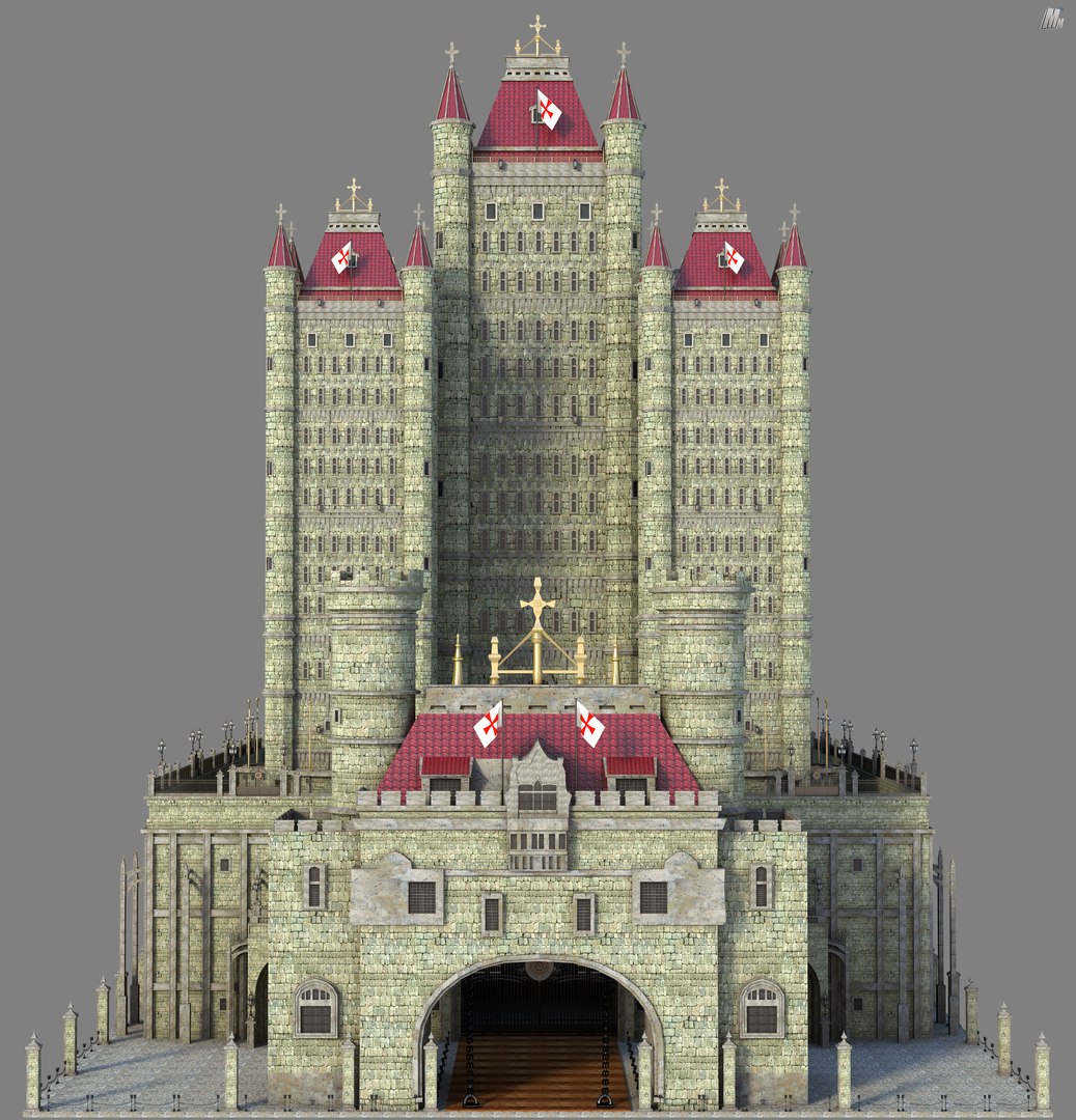 Castle Fantasy Tower 3D Model - TurboSquid 1285852