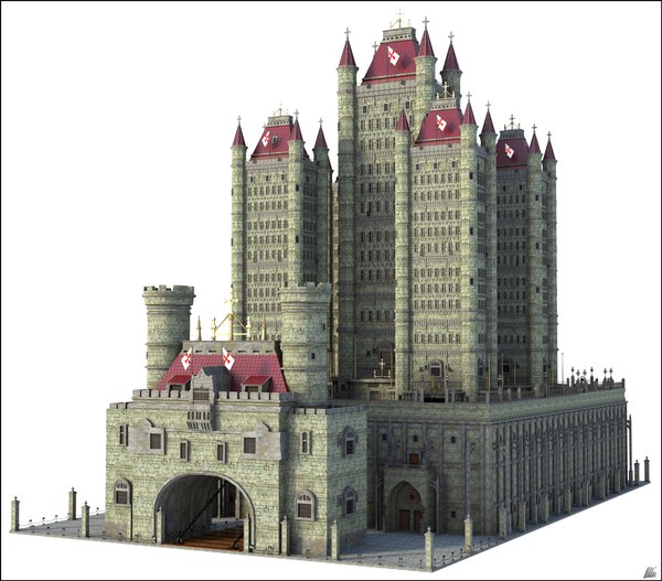 Castle 3D Models for Download | TurboSquid