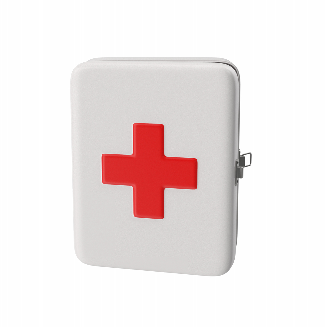 Wall Mount First Aid Box Model - TurboSquid 2179847