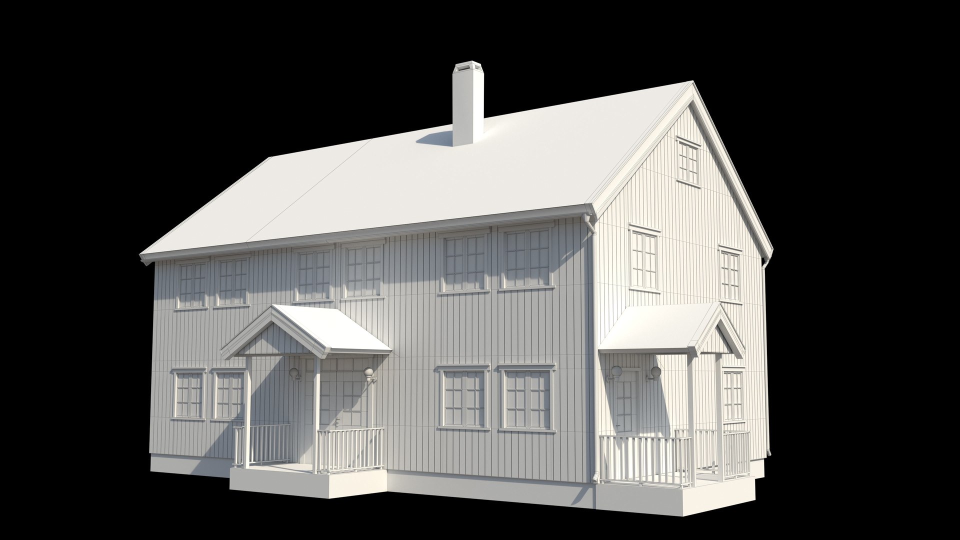 Nordic Houses - Medium Pack - UE5 3D Model - TurboSquid 2273148