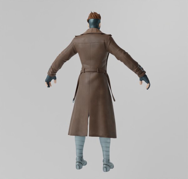 3D model Gambito Lowpoly rigged - TurboSquid 2034546