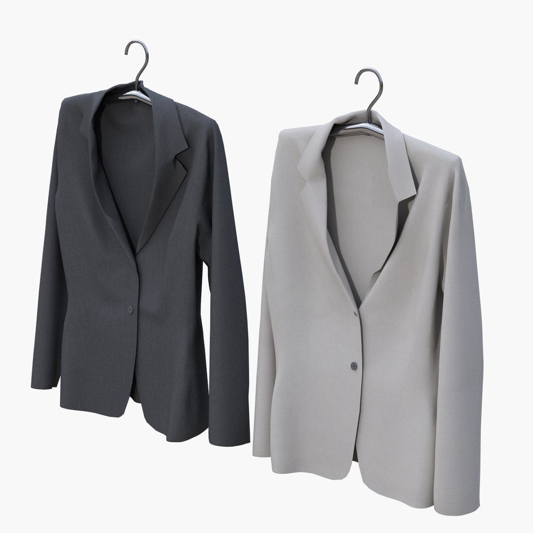Realistic Jacket Hanger 3ds