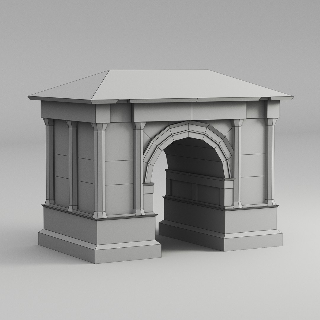 Arch of Augustus 3D model - TurboSquid 1823155