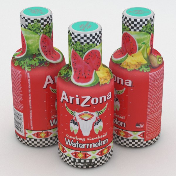 3D arizona beverage bottle model - TurboSquid 1201895