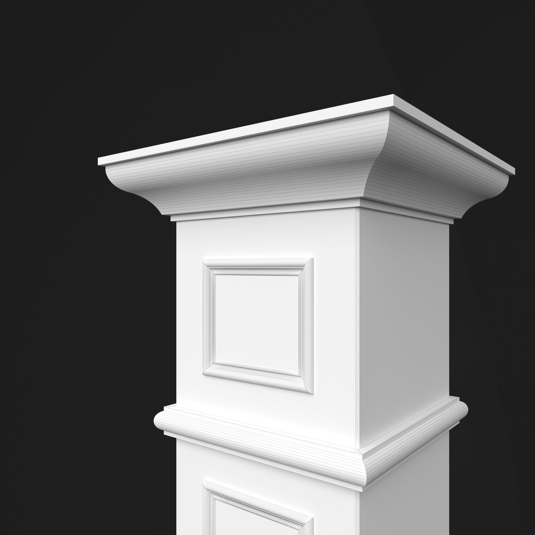 Column Decorative 15 3D Model - TurboSquid 2400637