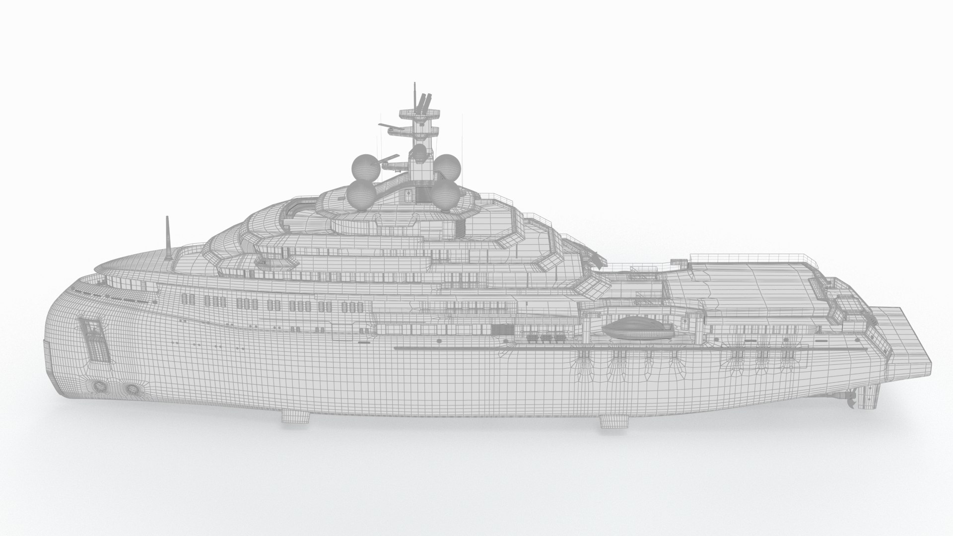 Shackleton Superyacht 3D Model - TurboSquid 2342477