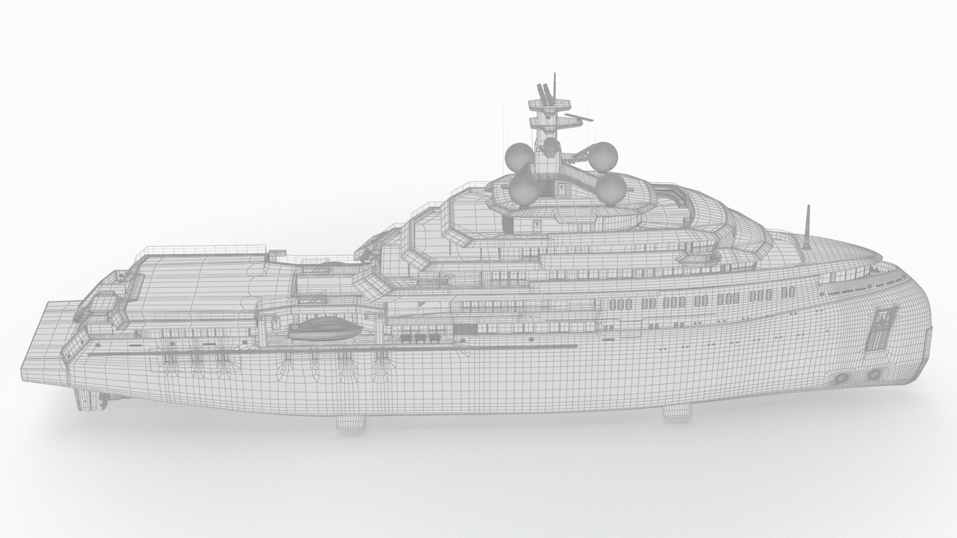 Shackleton Superyacht 3D Model - TurboSquid 2342477