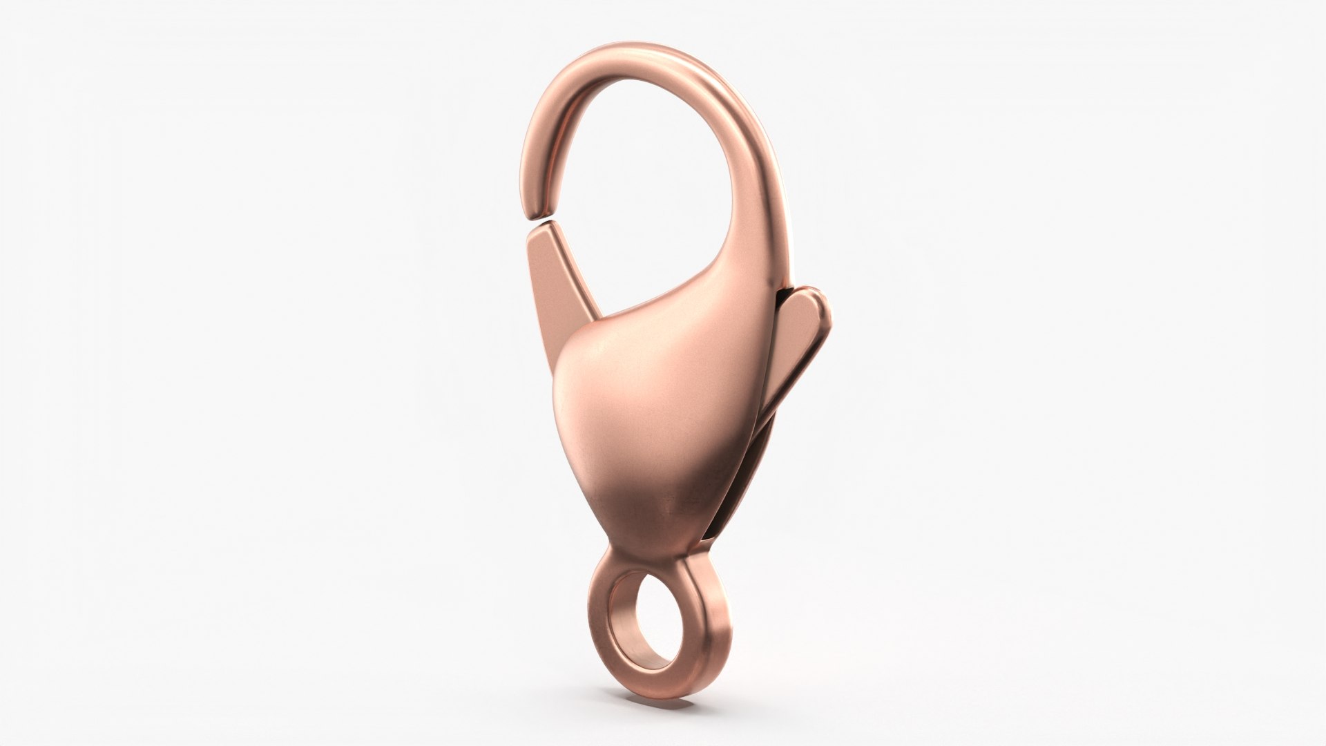 Lobster Claw Clasps Pink 3D Model - TurboSquid 2415892