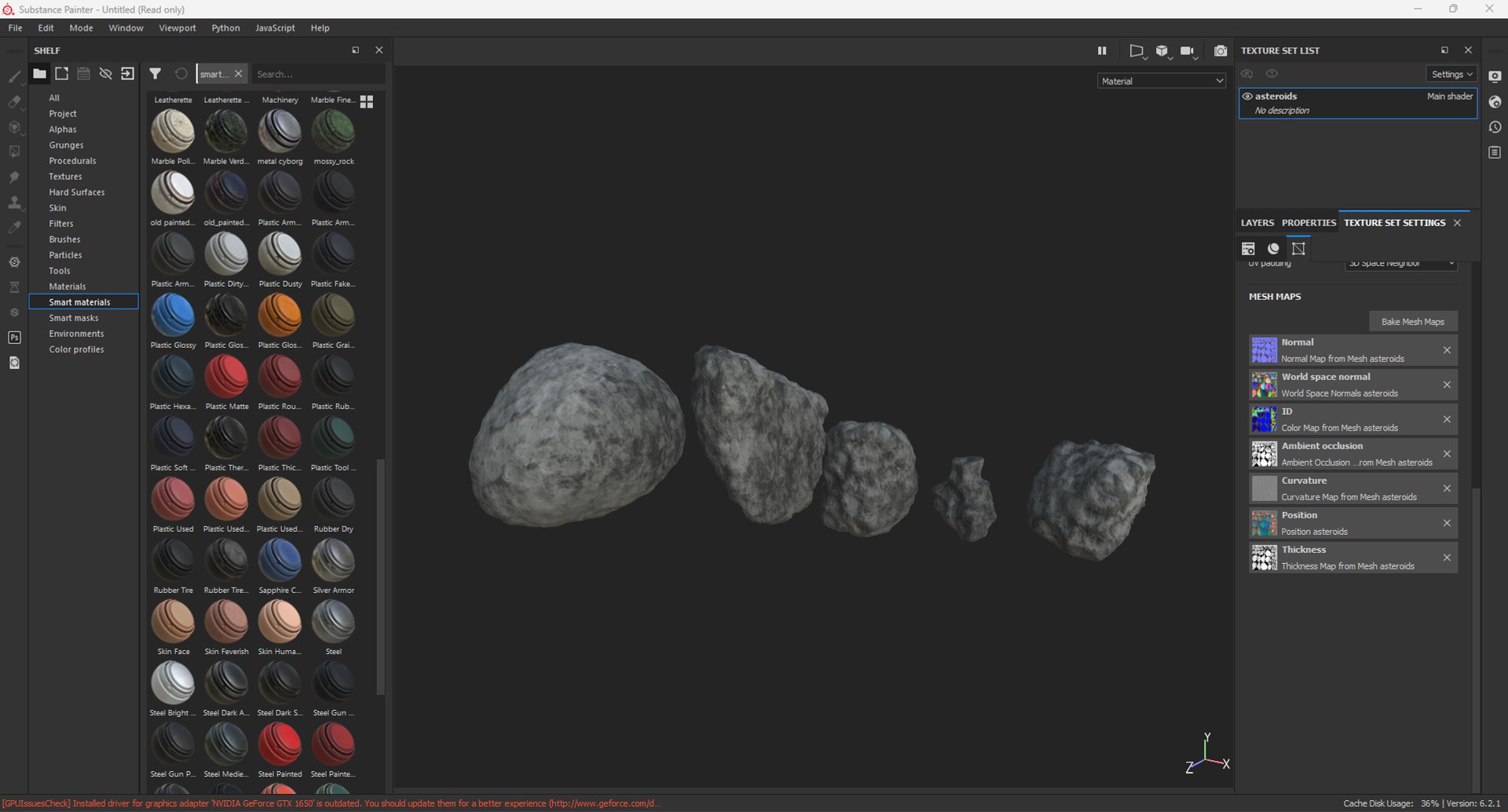 3D Asteroids - TurboSquid 2181415
