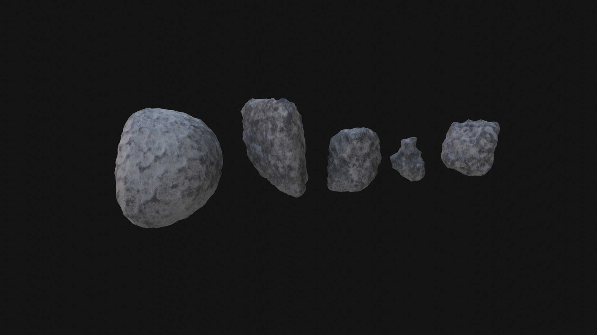 3D Asteroids - TurboSquid 2181415