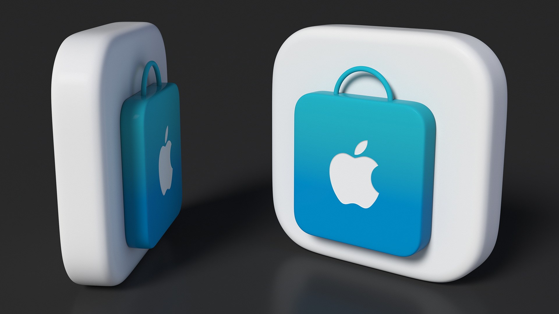 IPhone IOS Apple Store Icon 3D Model - TurboSquid 2222960