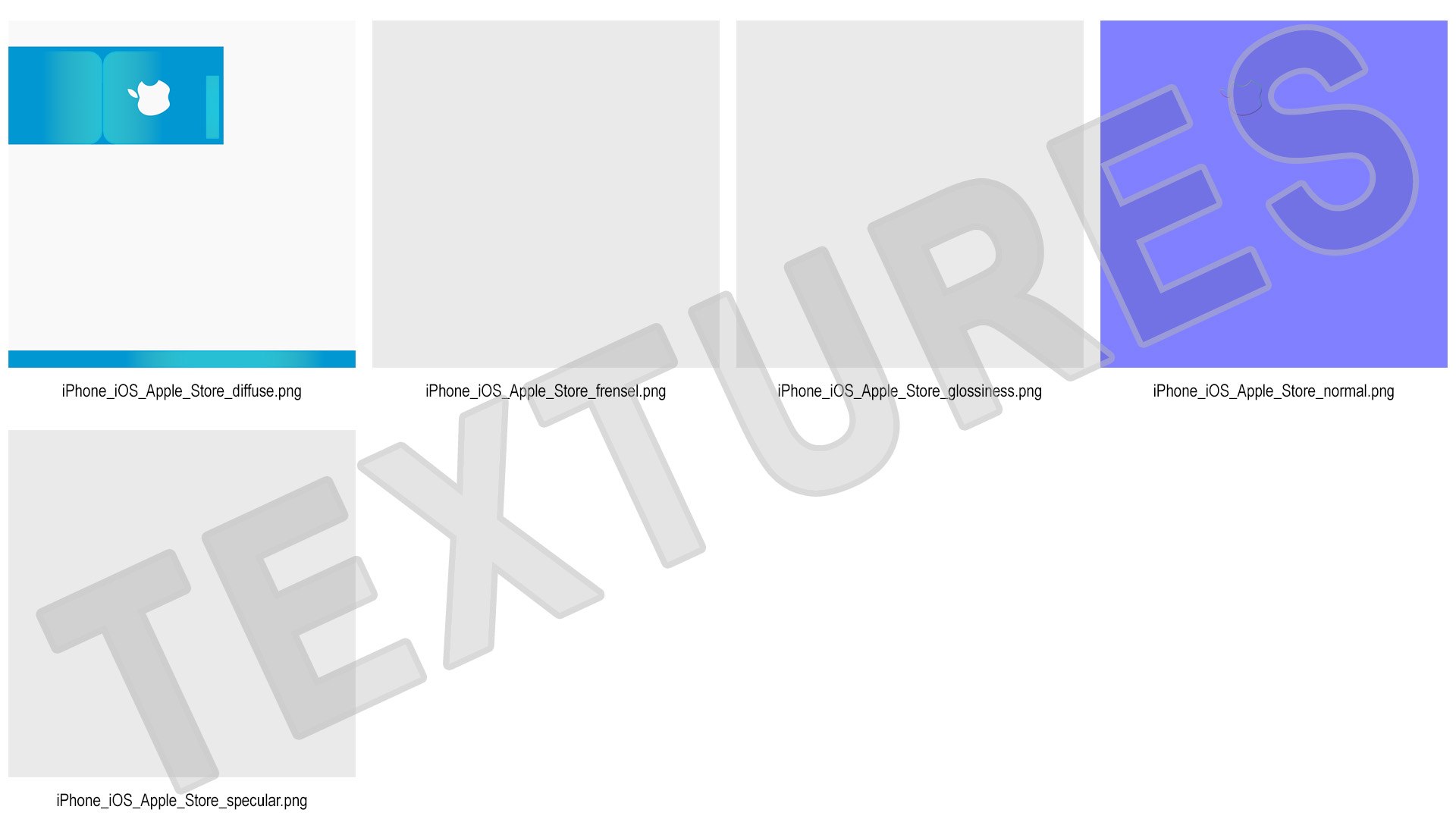 IPhone IOS Apple Store Icon 3D Model - TurboSquid 2222960