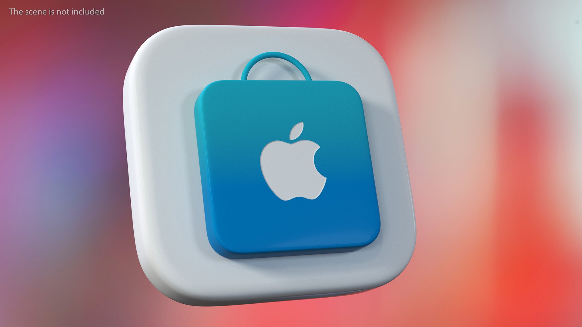 IPhone IOS Apple Store Icon 3D Model - TurboSquid 2222960