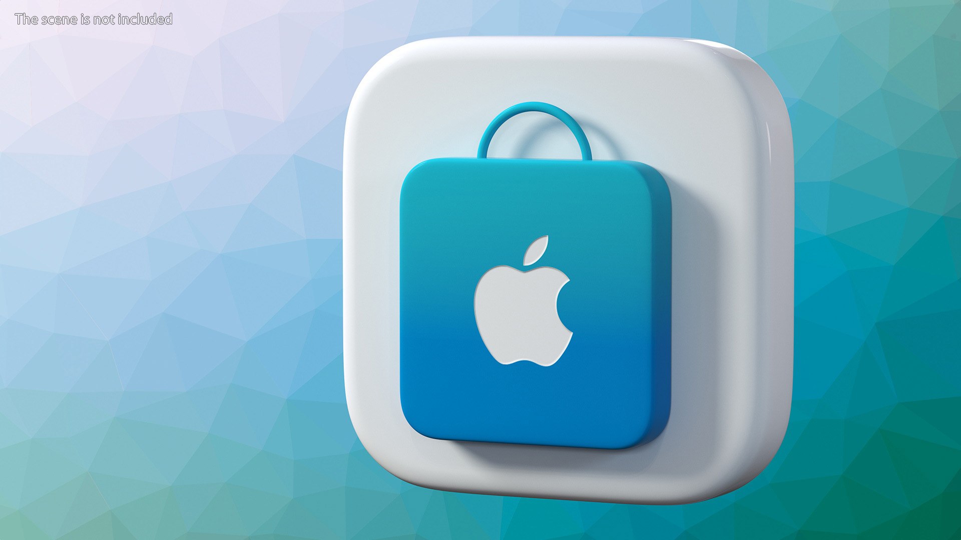 IPhone IOS Apple Store Icon 3D Model - TurboSquid 2222960