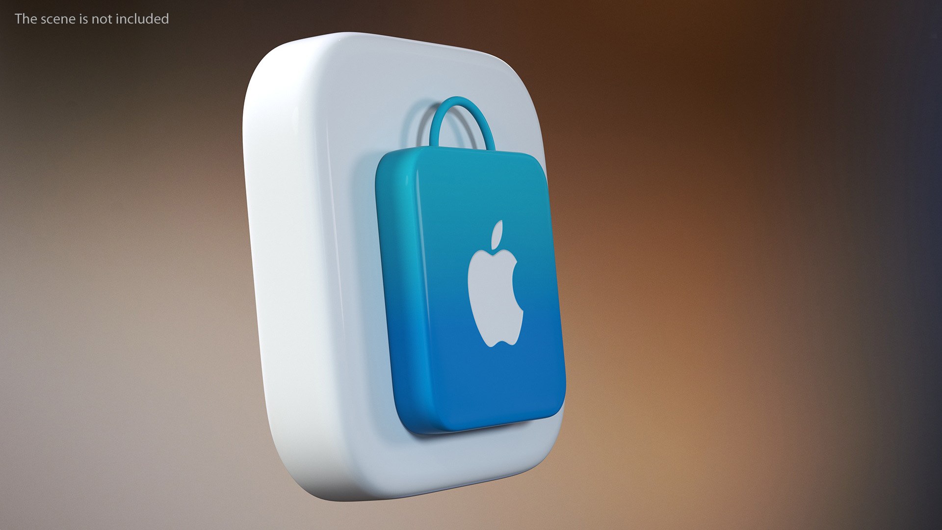 IPhone IOS Apple Store Icon 3D Model - TurboSquid 2222960