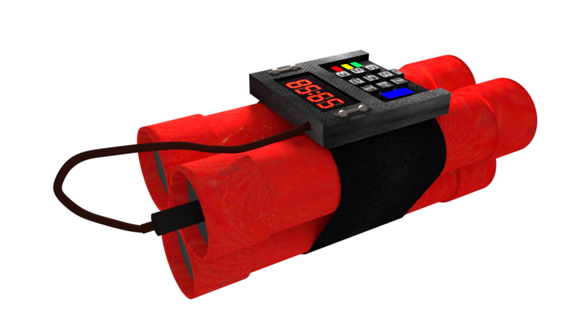 3d Model Timer Bomb