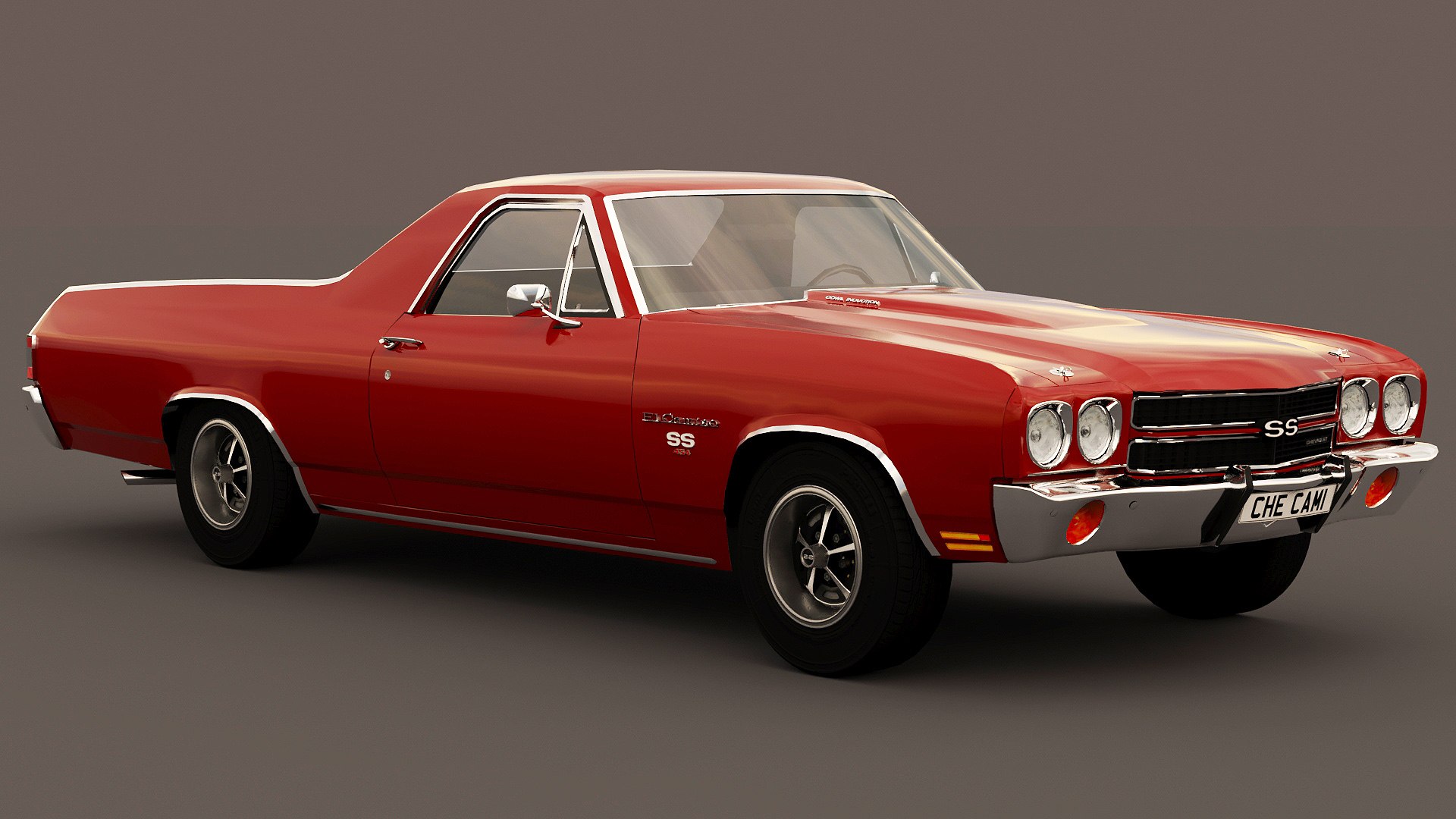 3D Chevrolet El Camino Ss 454 1970 - TurboSquid 1976099