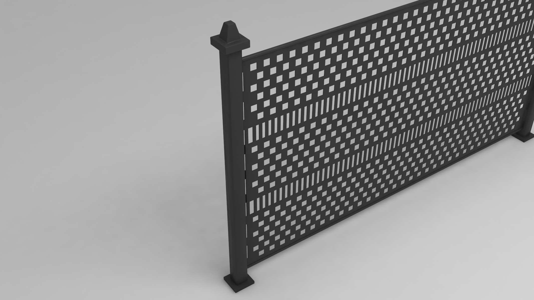 3D model railing garden city - TurboSquid 1605376
