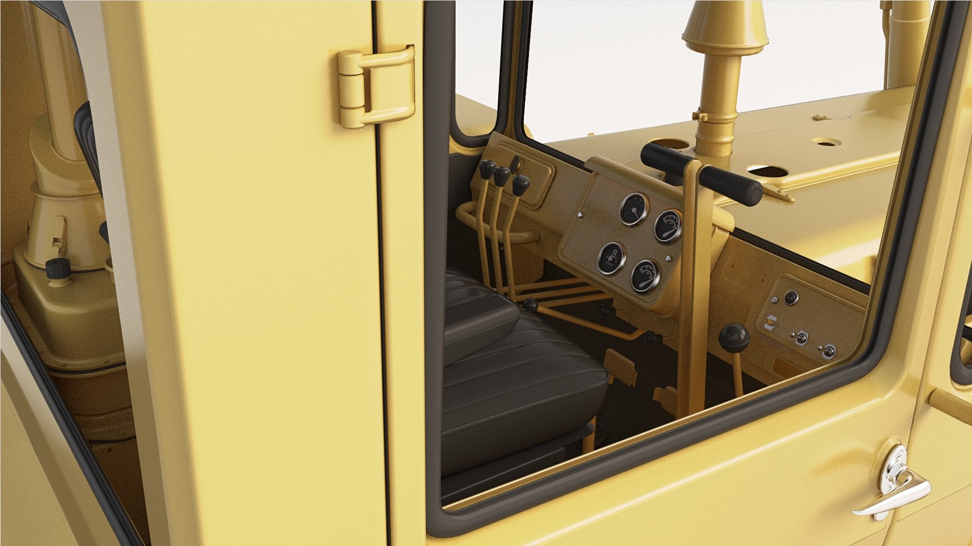 Bulldozer Dt-75b 75 3D Model - TurboSquid 1529250