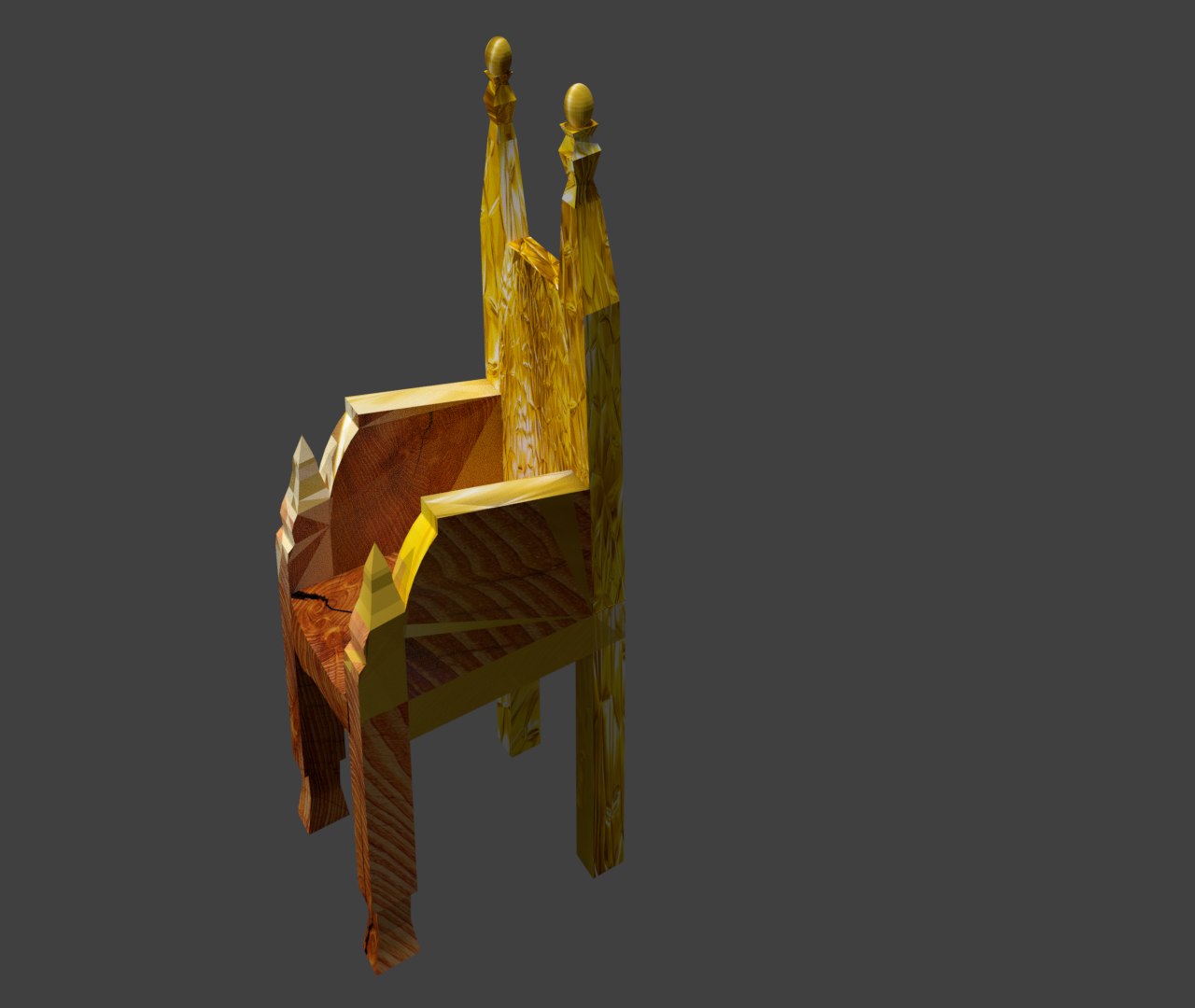 3D Throne Carved - TurboSquid 1628943