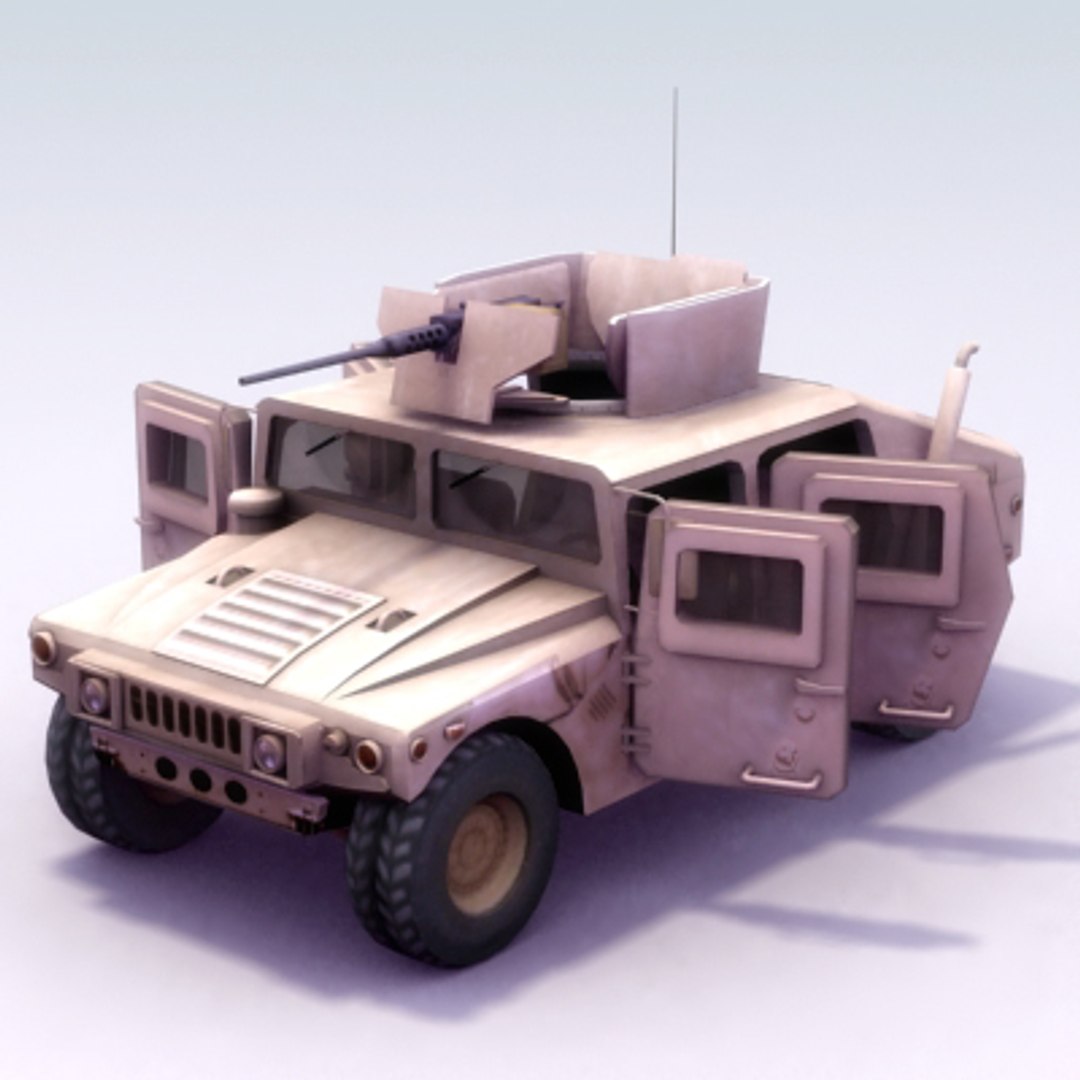 3d Model M1114 Hmmwv M1025